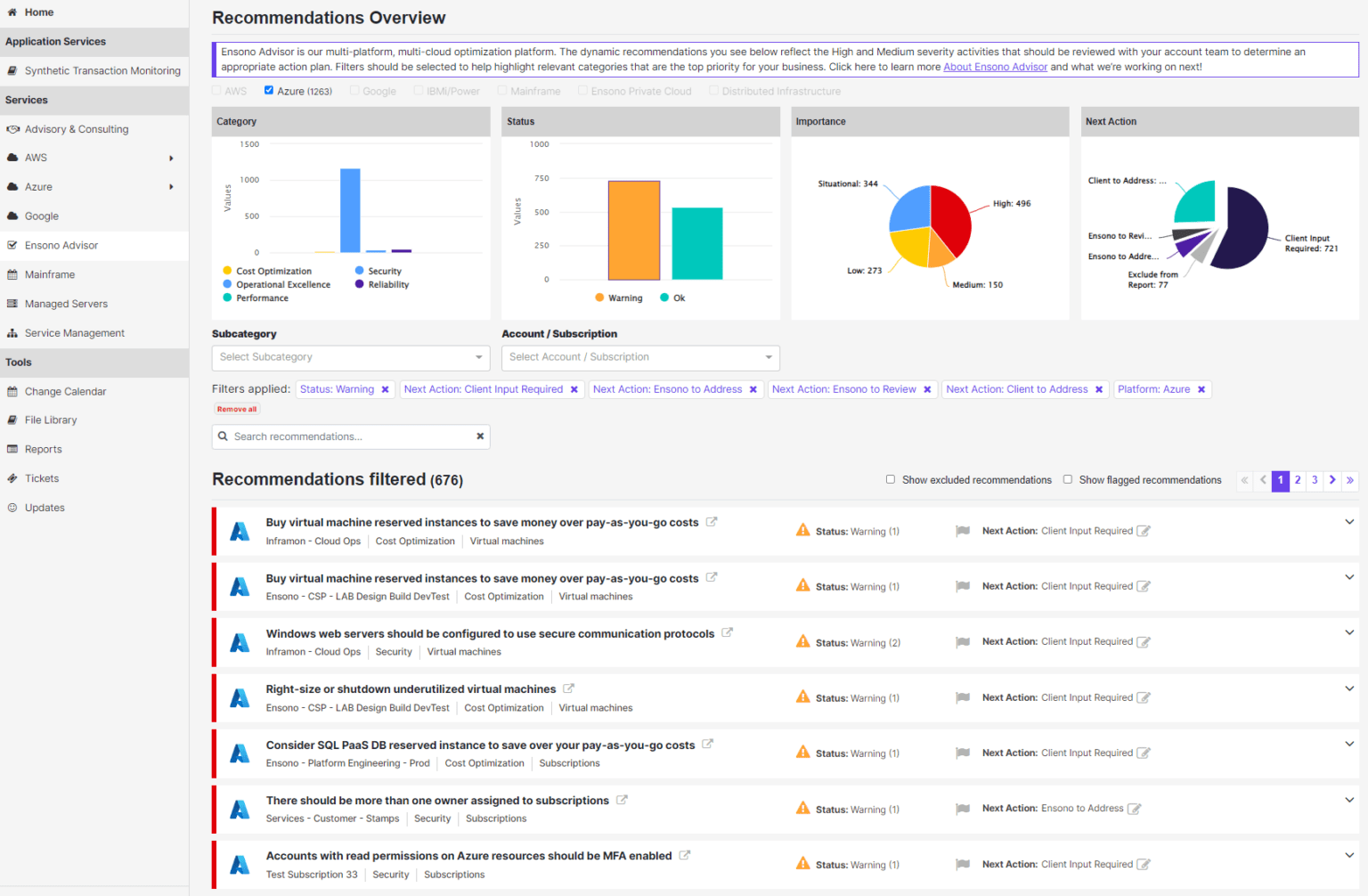 Ensono Envision® Advisor for IT Strategy | Ensono